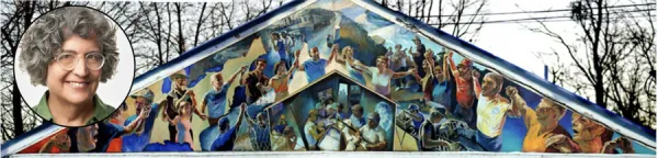 Strike Mural artist Andrea Kantrowitz at Public Art & Popular Movements ...